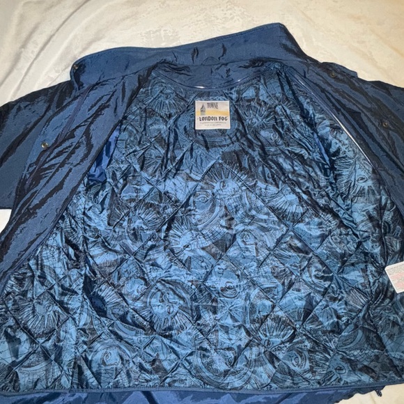 London Fog | Jackets & Coats | Towne By London Fog Blue Quilted Jacket ...